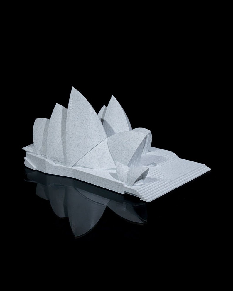 The Sydney Opera House 3D Printed Model Landmark Home Decor ...