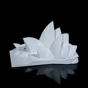 The Sydney Opera House 3D Printed Model – Landmark Home Decor ...