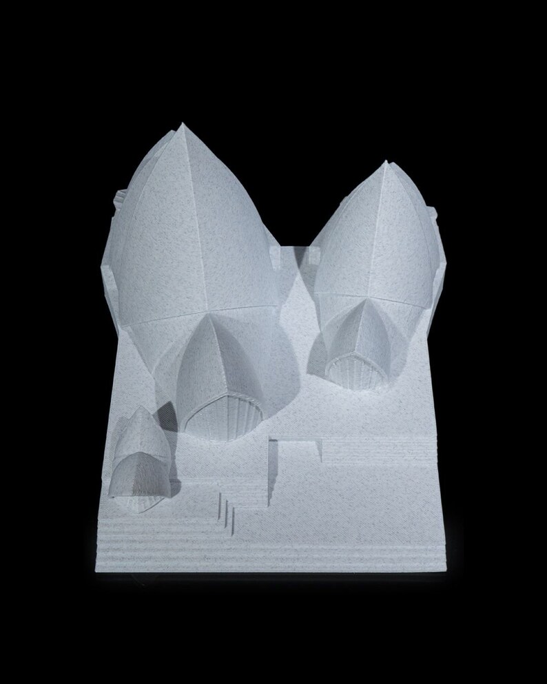 The Sydney Opera House 3D Printed Model Landmark Home Decor ...