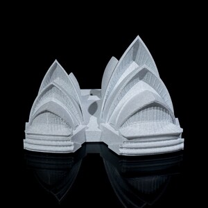 The Sydney Opera House 3D Printed Model – Landmark Home Decor ...