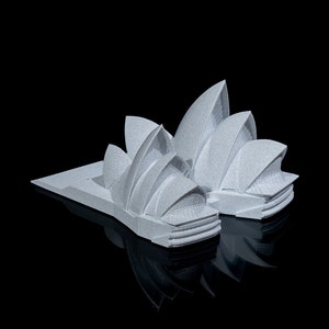 The Sydney Opera House 3D Printed Model – Landmark Home Decor ...