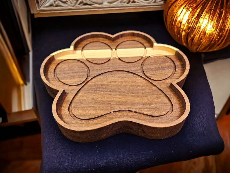 Paw Print CNC Tray Files: Vcarve, Carbide Create (digital Download) - Etsy
