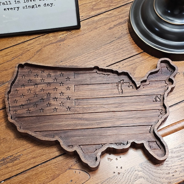 Wood Catch All Tray - Etsy