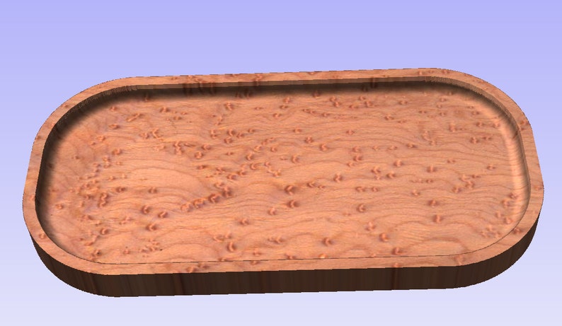 Rounded Rectangle Valet/catch-all Tray Files. Vcarve, SVG, DFX, CRV ...