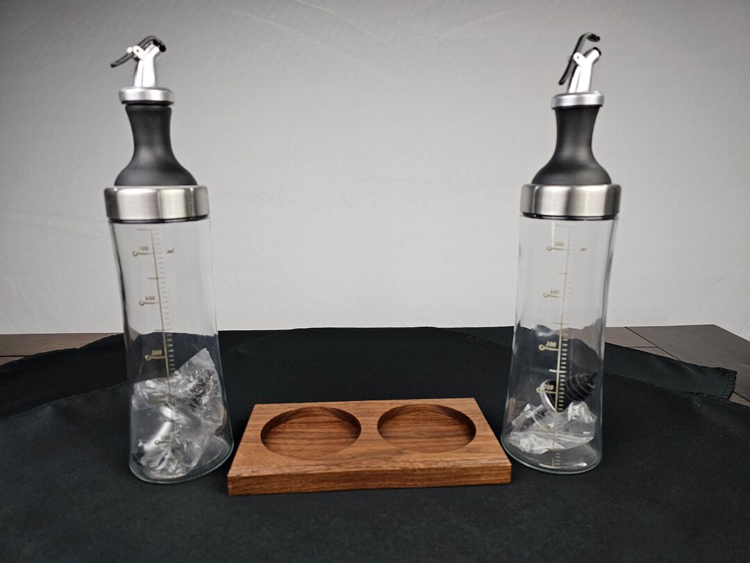Oil Dispensers and Tray - Etsy