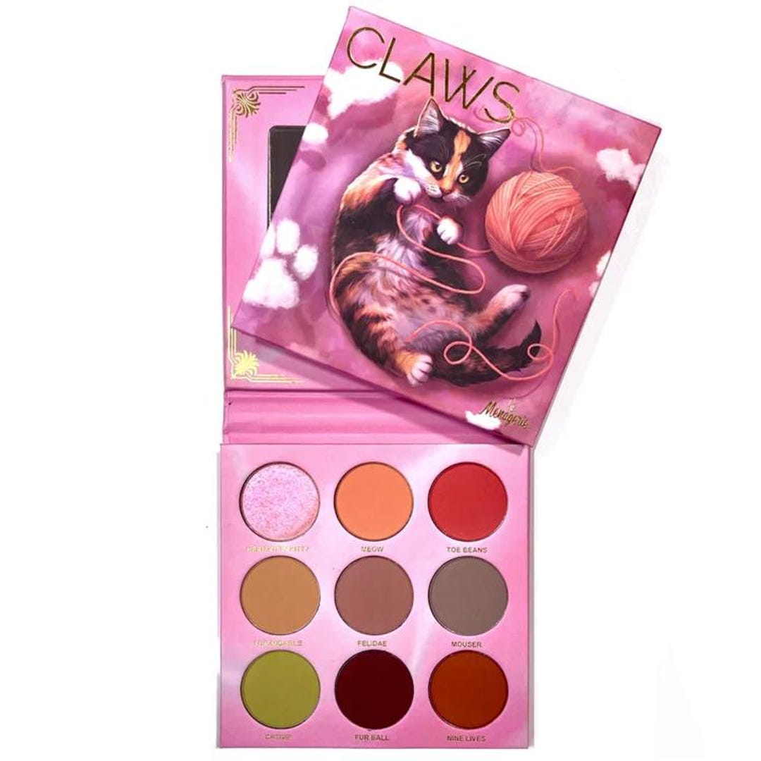 Claws Calico Cat Eyeshadow Palette, Neutral Eyeshadow Colors, Makeup ...