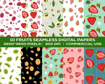 10 Geometric Digital Paper, Geometric Seamless Digital Papers ...