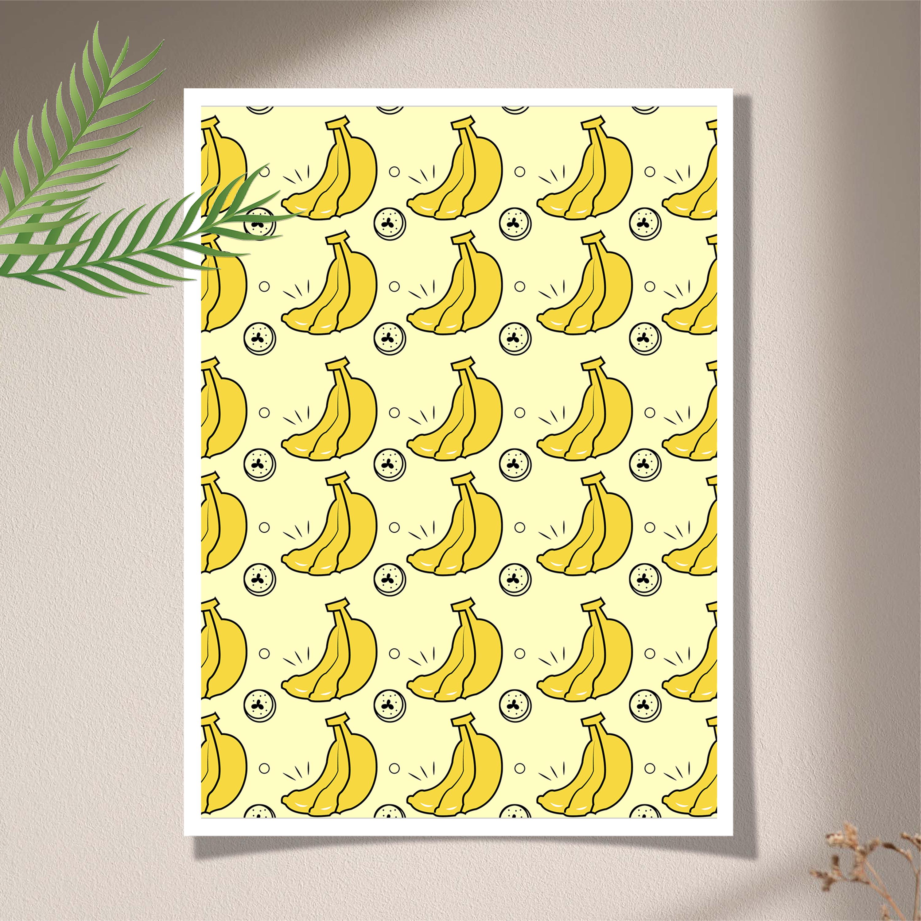 Banana Digital Paper Set, Seamless Patterns (digital Download) - Etsy