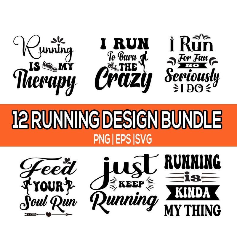 Running Svg - Etsy