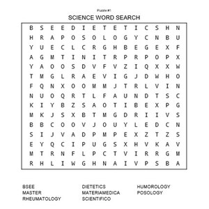 28 Large Print Science Word Search Puzzles for Kids & Adults / KDP ...