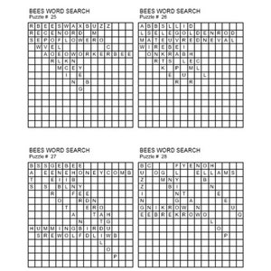 28 Large Print Bees Word Search Puzzles for Kids & Adults KDP Interior ...