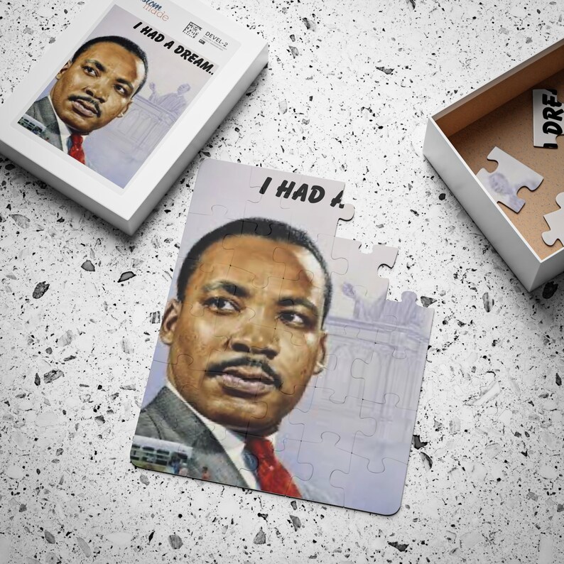 Martin Luther King Jr 30-piece Kids' Puzzle - Etsy
