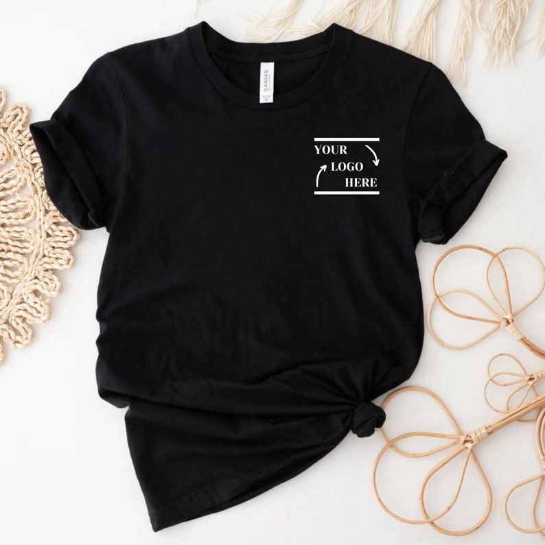 Custom Logo T-shirt: Personalized Business or Team Design - Etsy