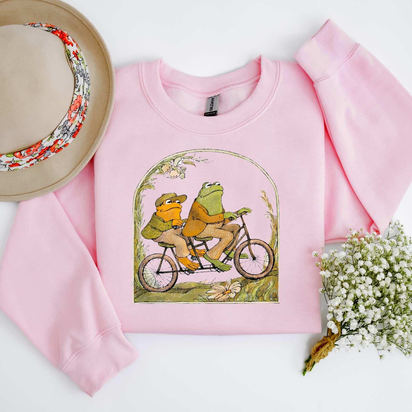 Frog and Toad Sweatshirt, Cute Frog Shirt, Cottage Core Aesthetic, Frog ...