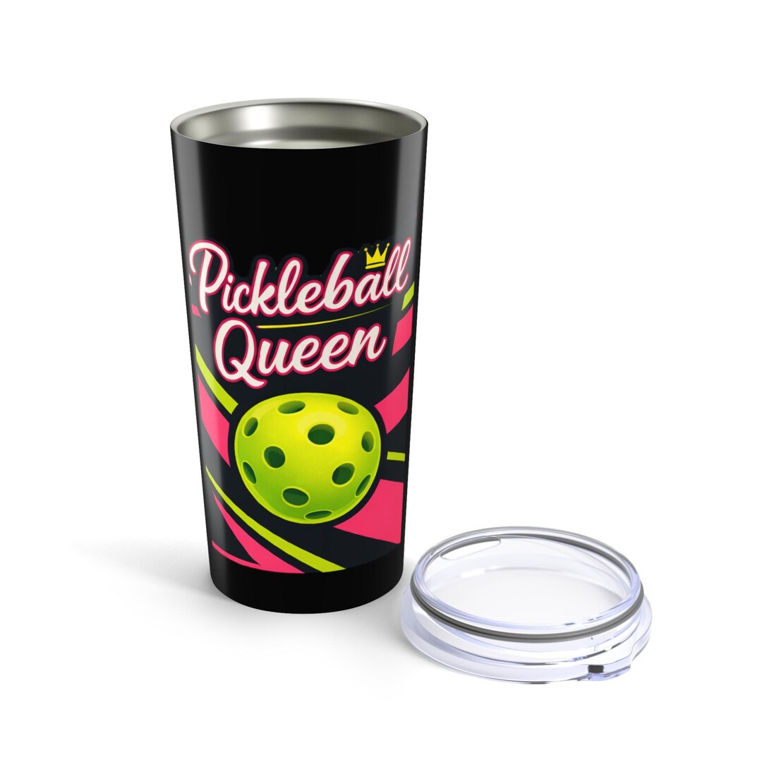 Pickleball Queen Tumbler Insulated Cup Vacuum Sealed Stainless Steel ...