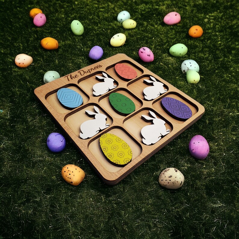 Personalized Tic Tac Toe Board - Etsy