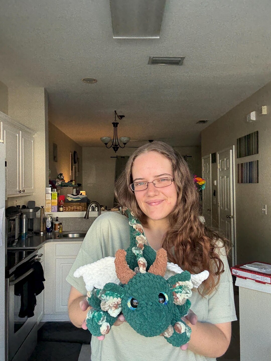 Handmade Forest Dragon Snuggle Friend - Etsy