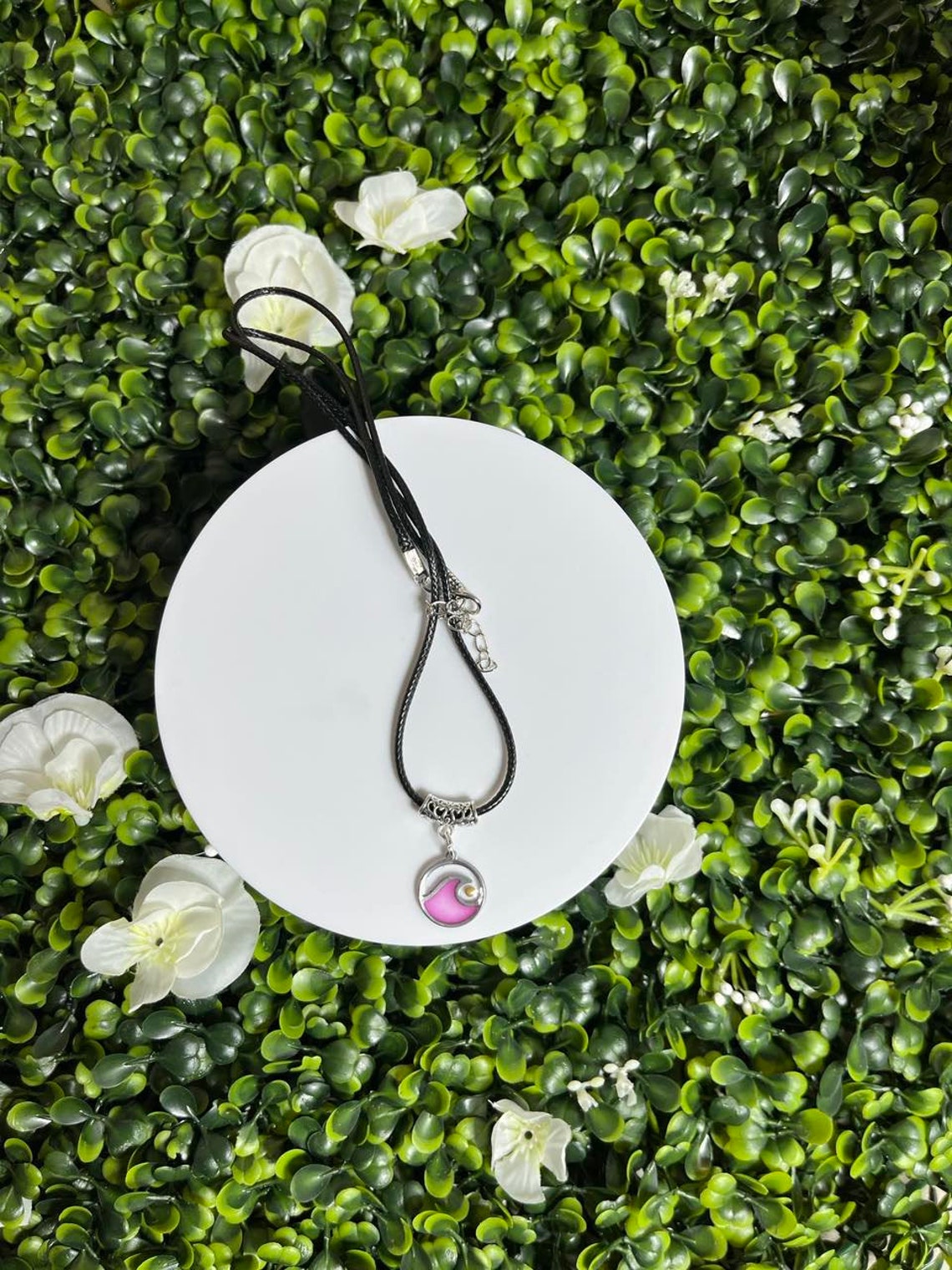 Christian Neckless, Glow Pink Neckless, Inspired Neckless, Ocean Glow ...