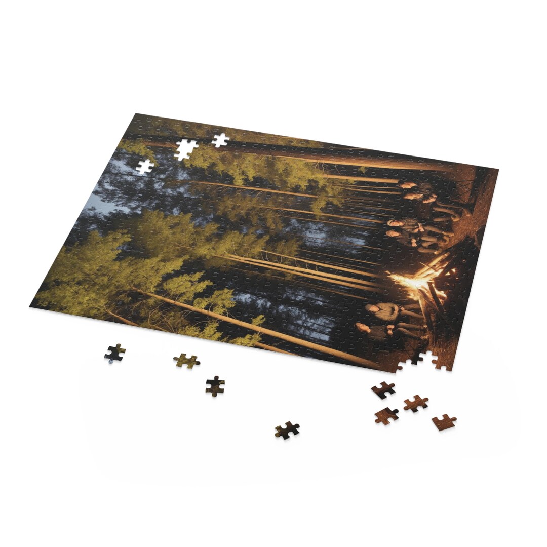 Bonfire Jigsaw Puzzle, Campfire Theme, Puzzles for Adults, Outdoor ...
