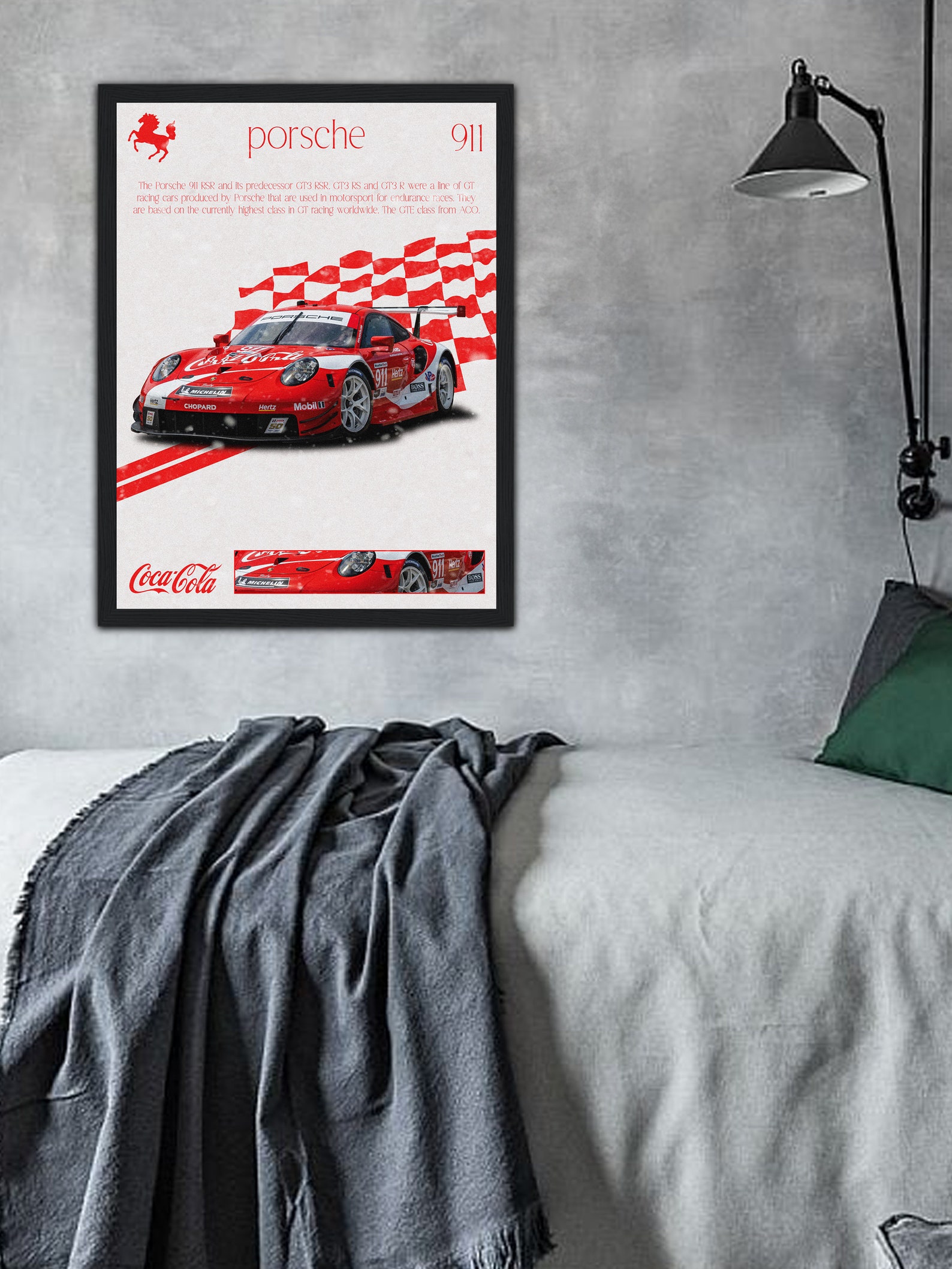 Premium Sports Car Graphic Poster porsche 911 - Etsy