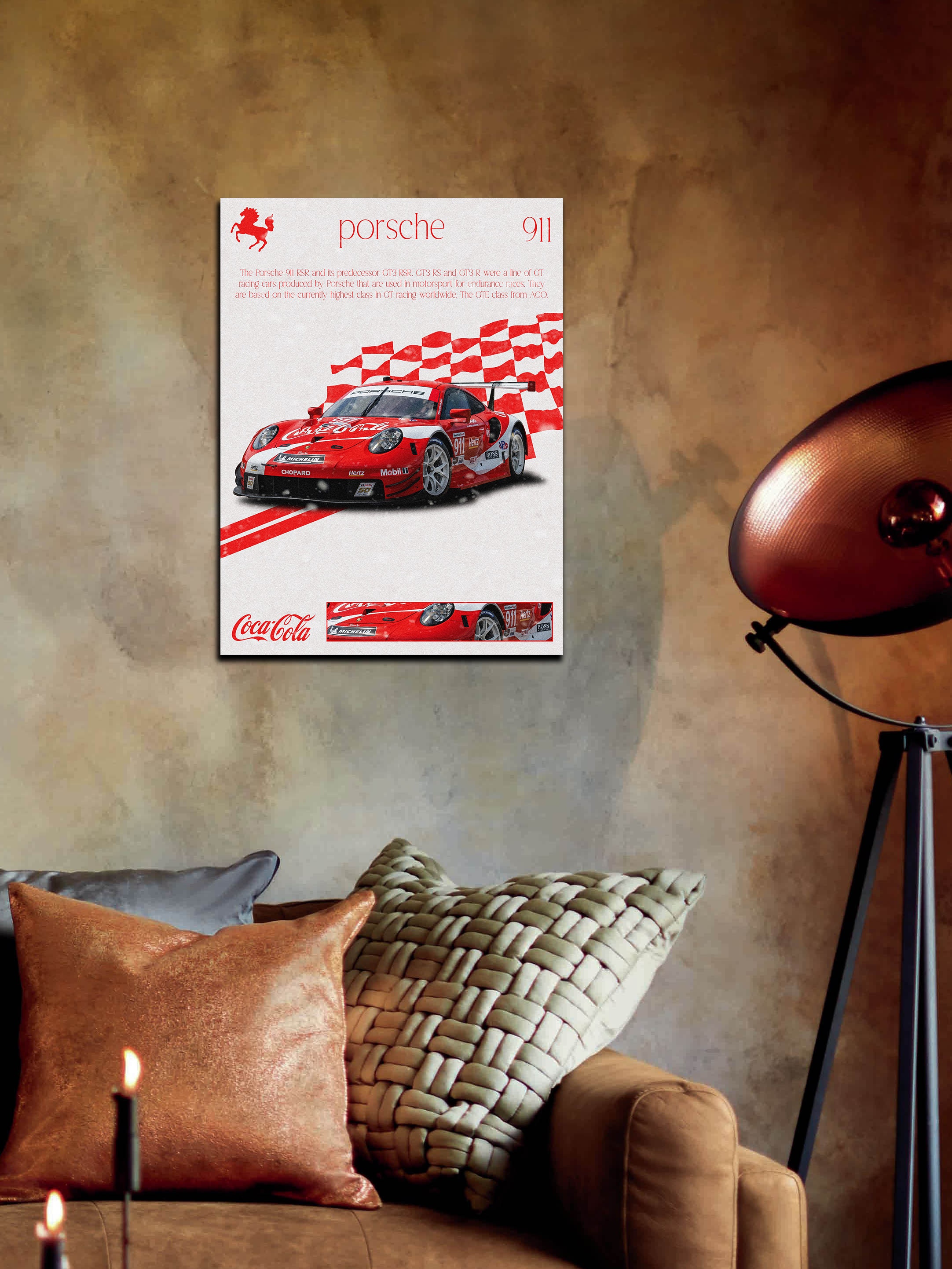 Premium Sports Car Graphic Poster porsche 911 - Etsy