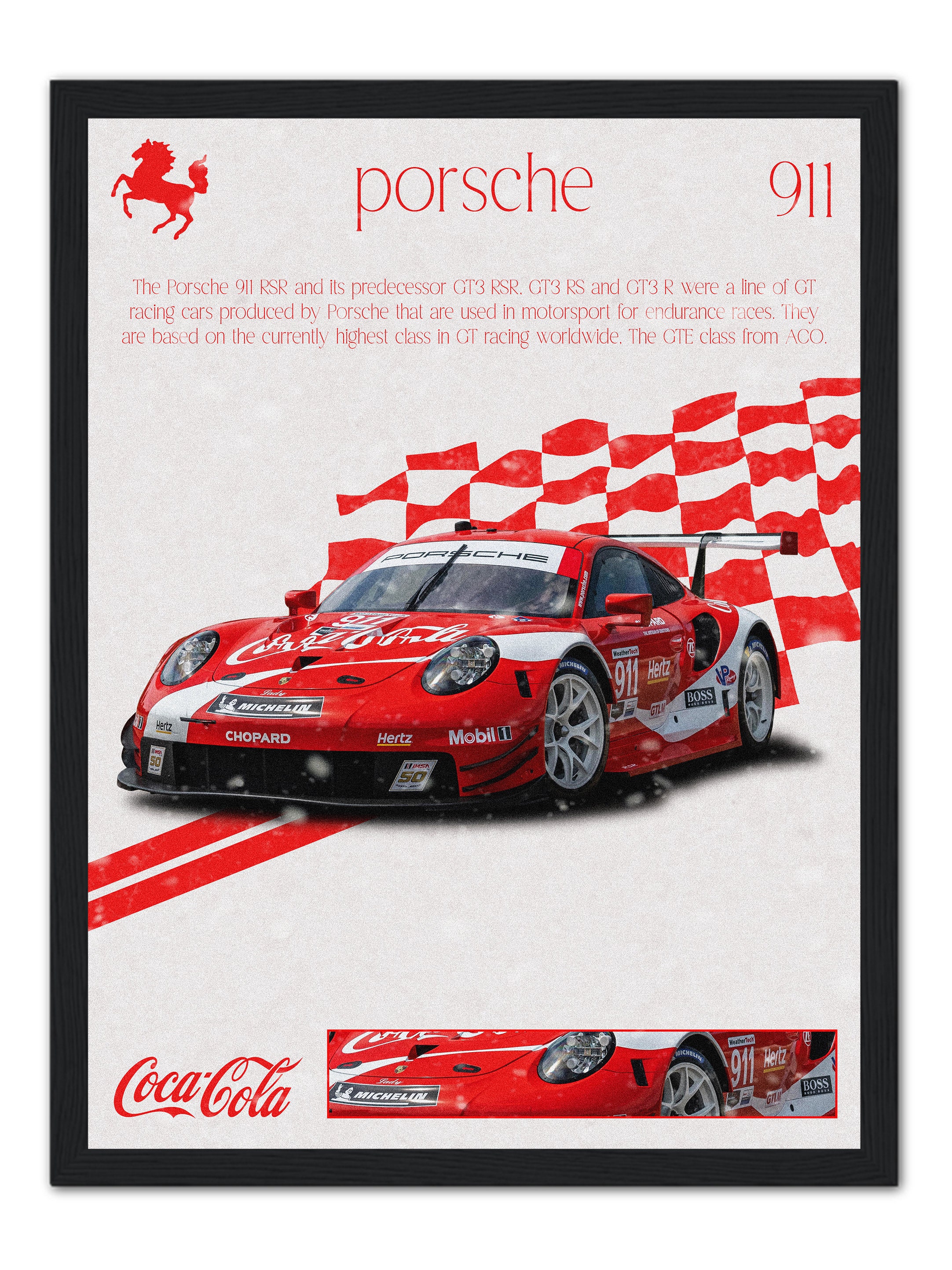 Premium Sports Car Graphic Poster porsche 911 - Etsy