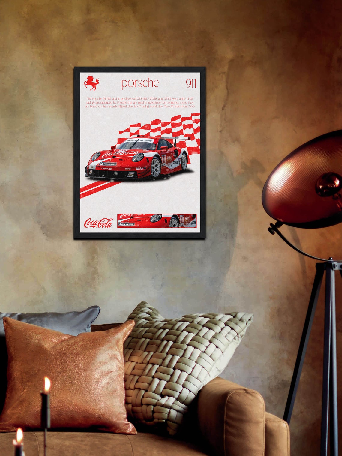 Premium Sports Car Graphic Poster porsche 911 - Etsy