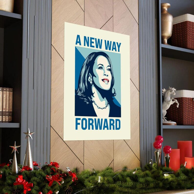 A New Way Forward Kamala 2024 Poster, Kamala Harris for President 2024 ...