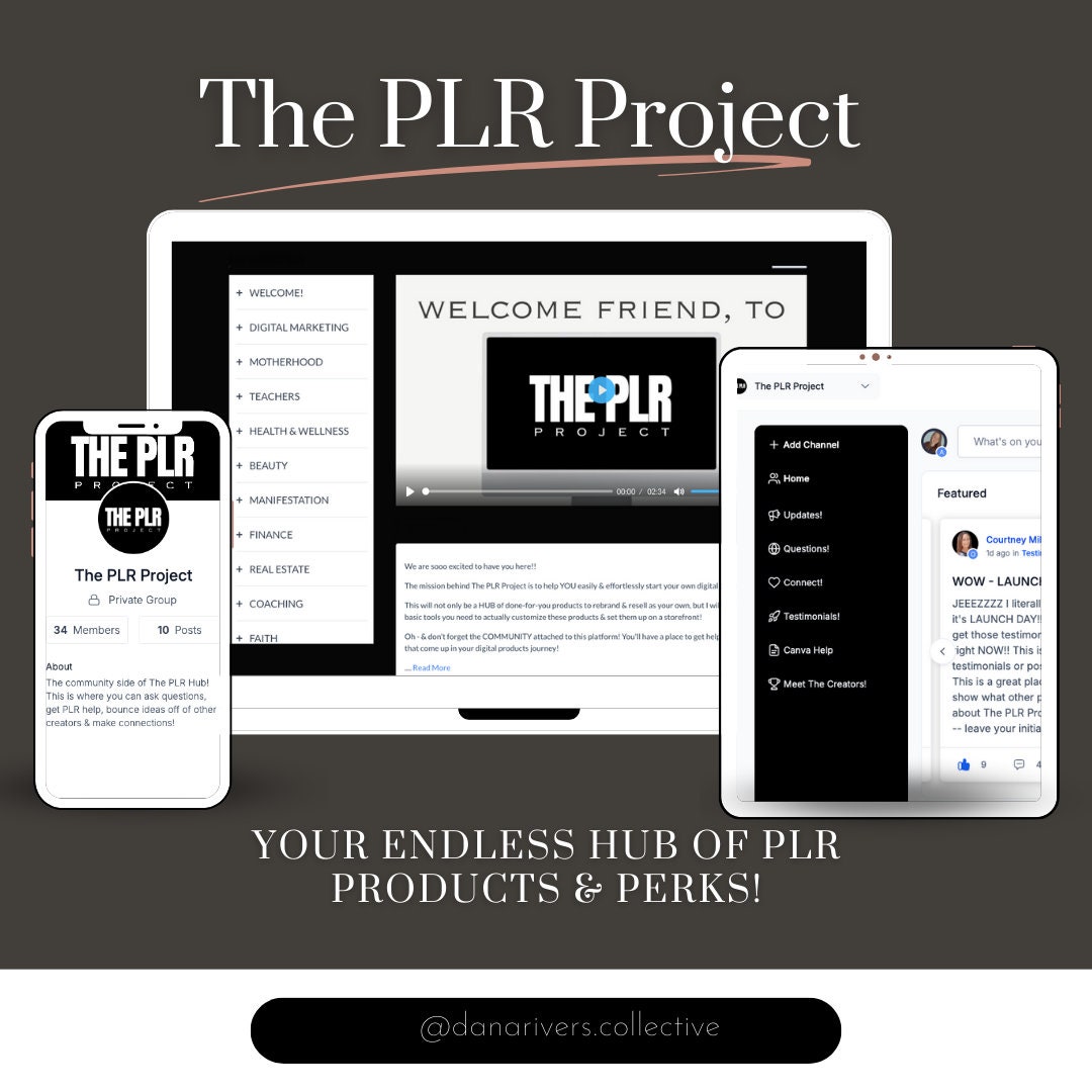 The PLR Project, 200 Done for You Guides With PLR Rights. Multiple ...