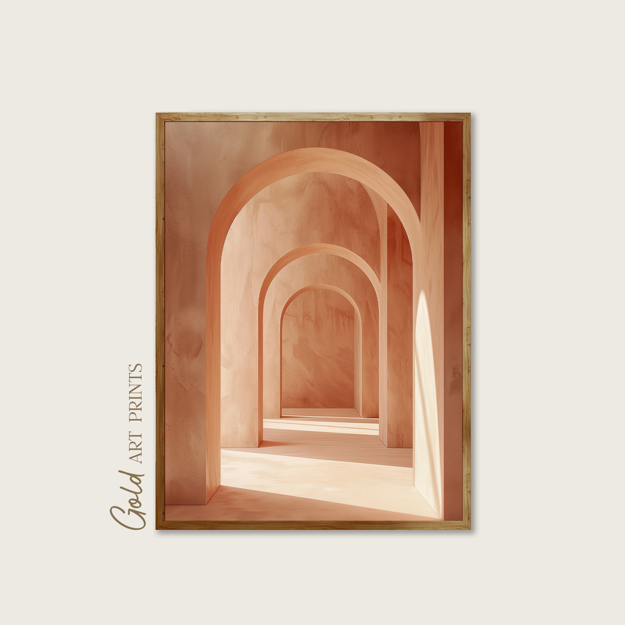 Printable Arch Mid Century Art Print, Wall Art, Modern Abstract Archway ...