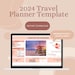 Travel Planning Template, Digital Holiday Plan & Itinerary Template for ...