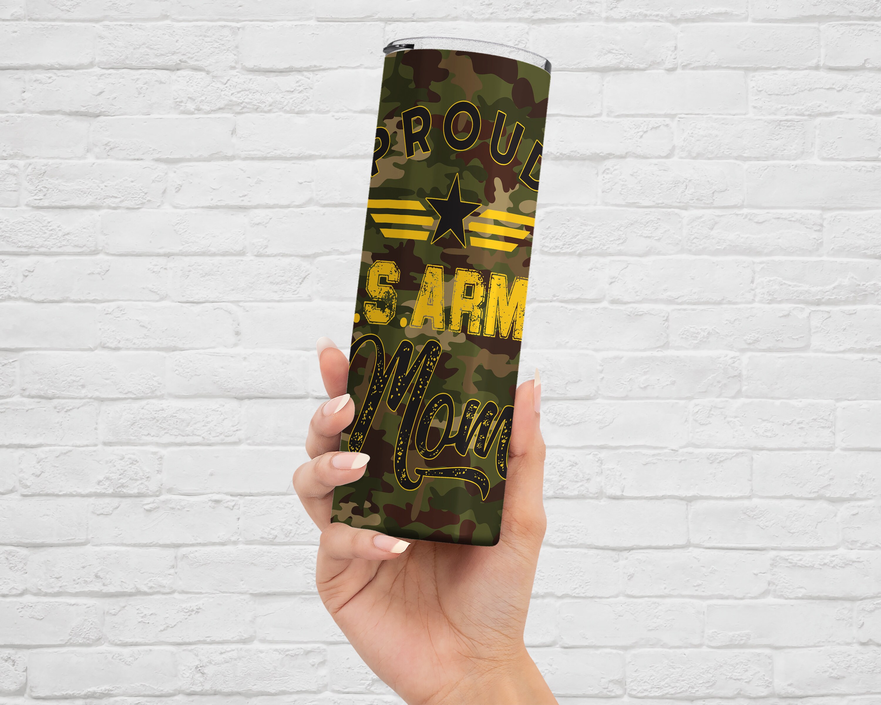 Army Mom Tumbler Wrap Sublimation Tumbler Design US Army Png 20oz ...