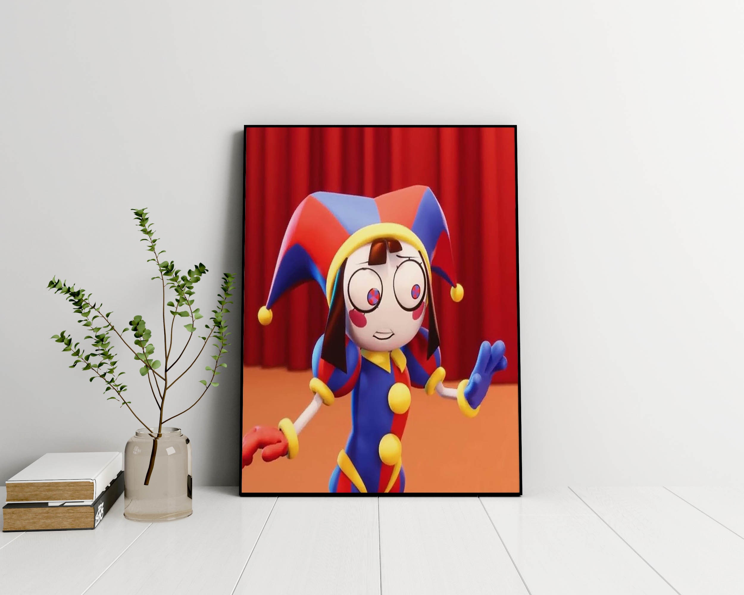 Amazing Digital Circus Pomni Character Digital Clown Movie Character ...