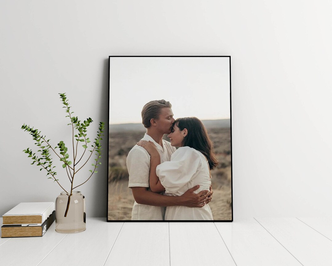 My Love Personalized Couple Portrait From Photo Valentine Printable Art ...