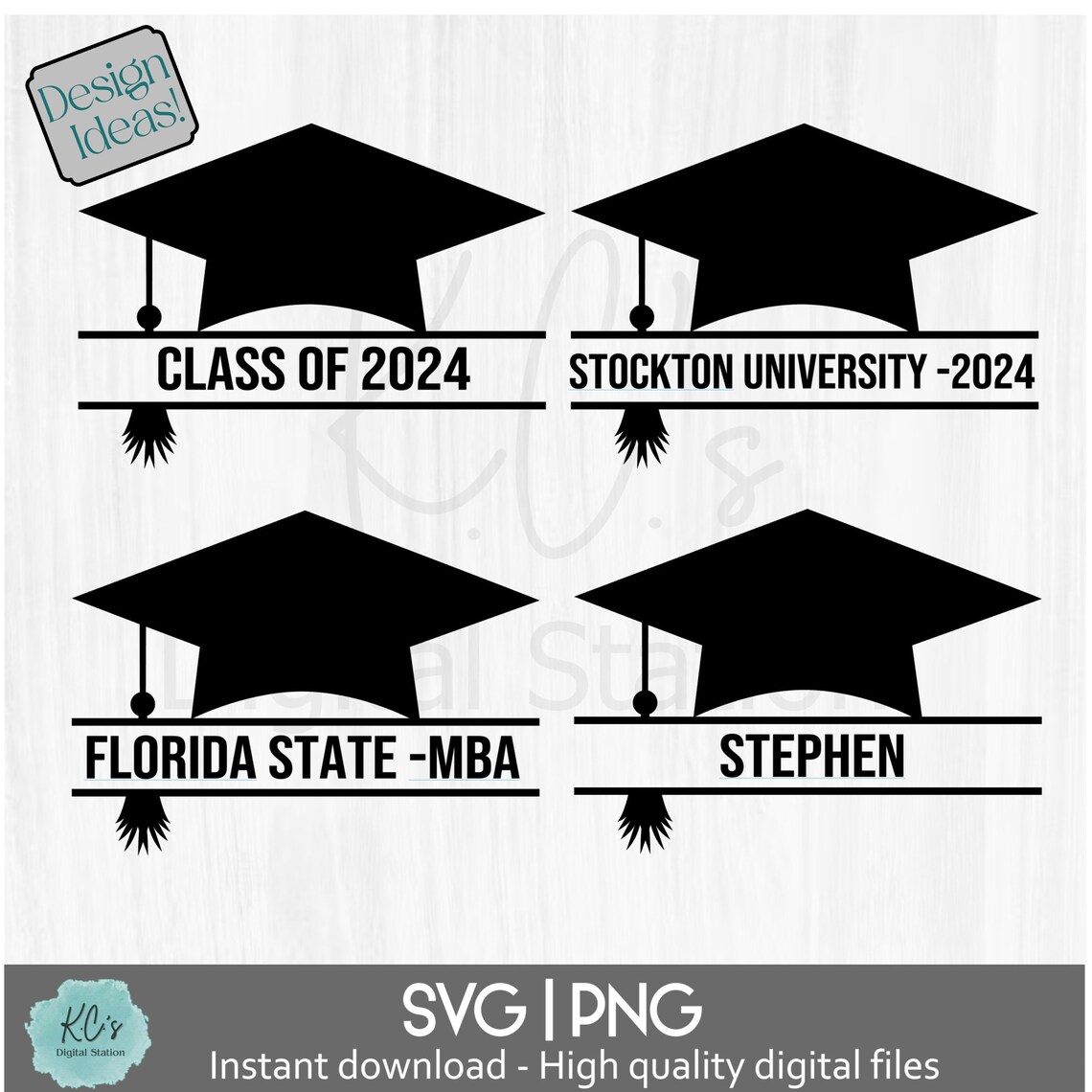 Graduation Cap Svg, Class of 204 Svg, Graduation Svg, Class of 2024 ...