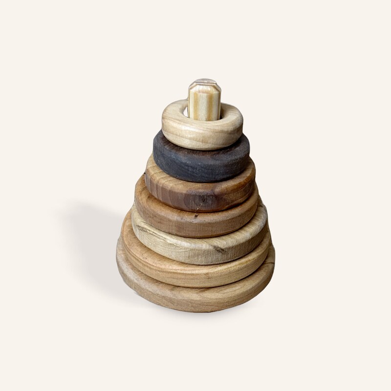 Wooden Ring Stacker - Etsy