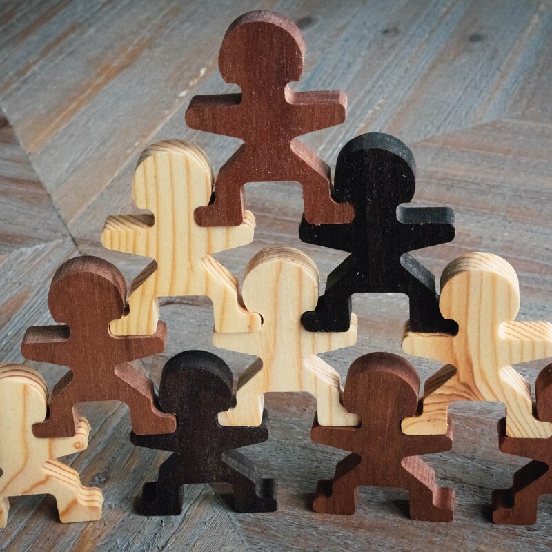 Wooden Balance Block Toys - Etsy