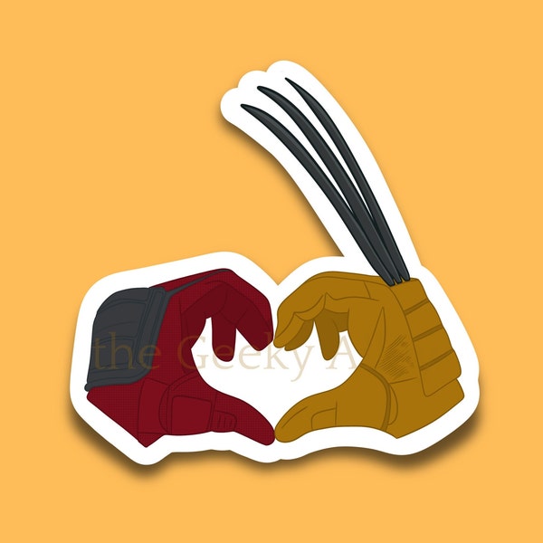 Deadpool and Wolverine Water Bottle Stickers - Etsy