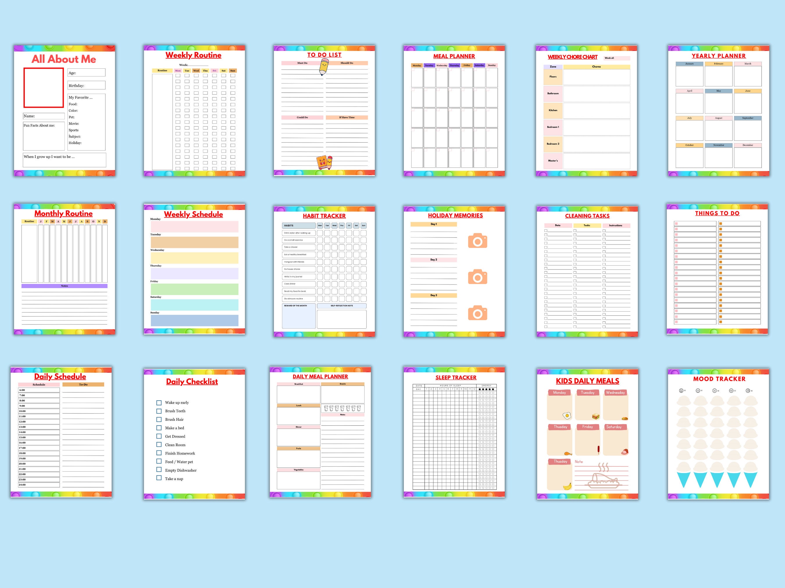 2025 ADHD to Do List Daily Printable Planner Journal and Checklist ...