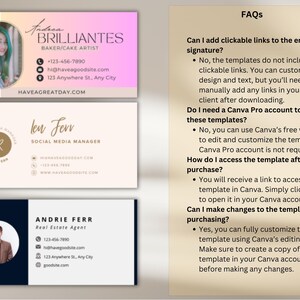 Email Signature Templates, Gmail Signature, Small Business Owners, Real ...