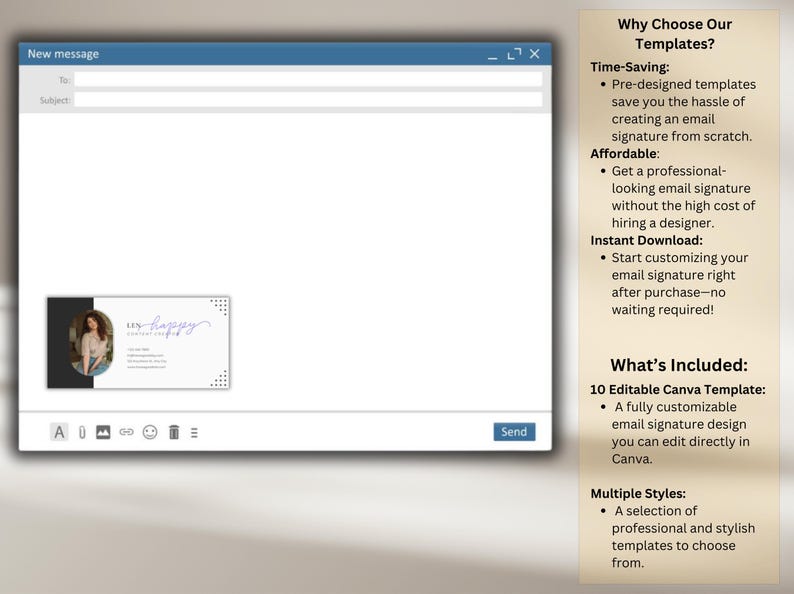 Email Signature Templates, Gmail Signature, Small Business Owners, Real ...
