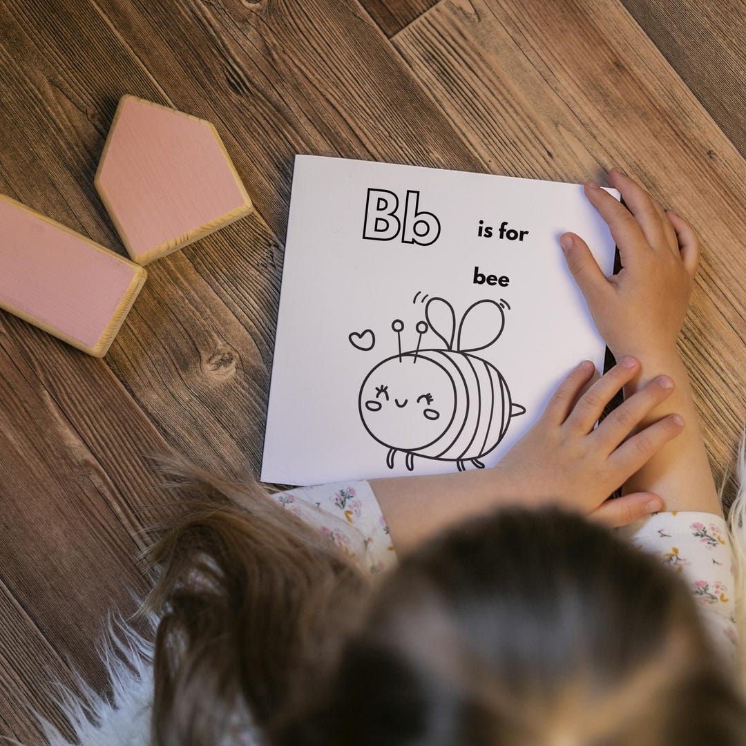 Animals Alphabet,abc Coloring Book Pages,preschool Coloring Page, Baby ...