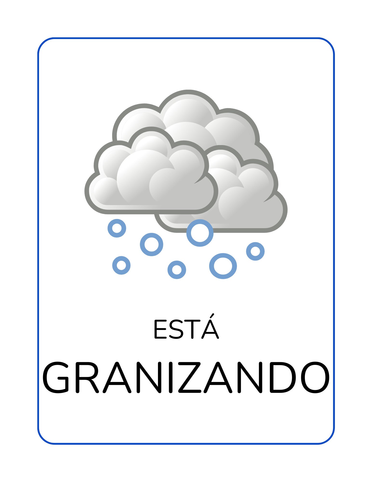 Weather Flashcards in Spanish / Clima En Espanol - Etsy
