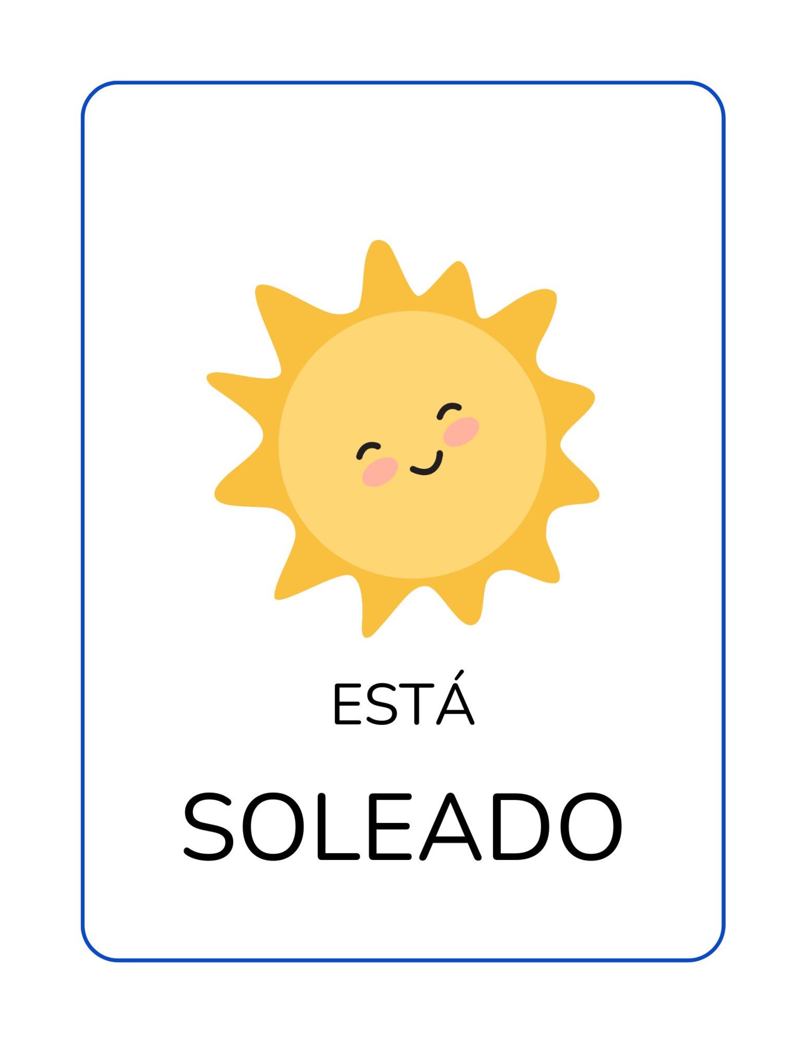 Weather Flashcards in Spanish / Clima En Espanol - Etsy