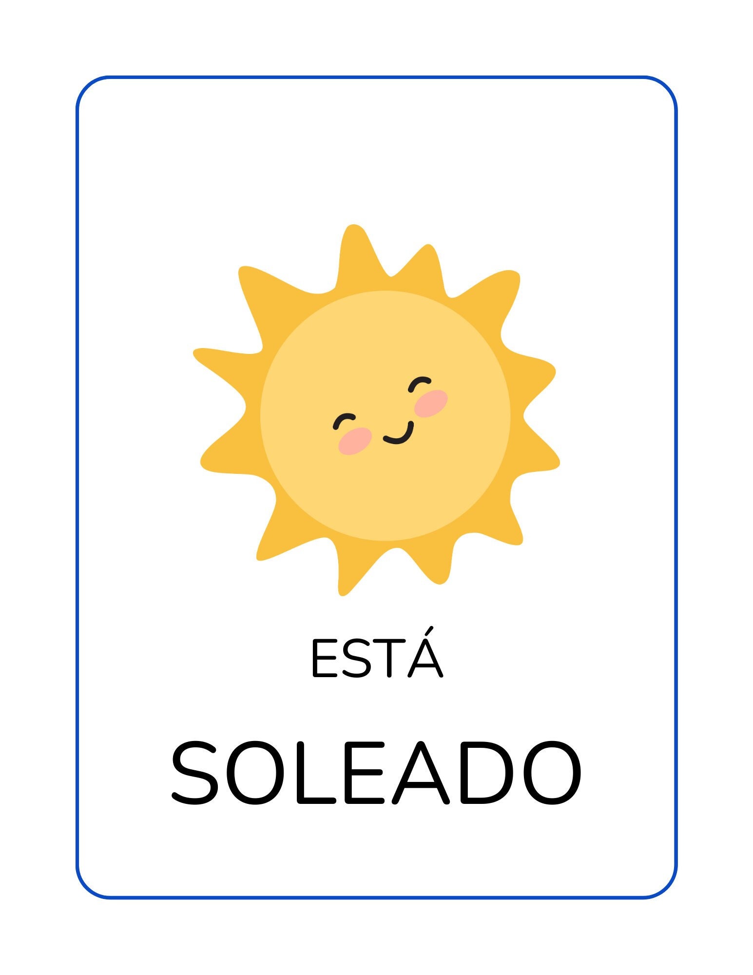 Weather Flashcards in Spanish / Clima En Espanol - Etsy