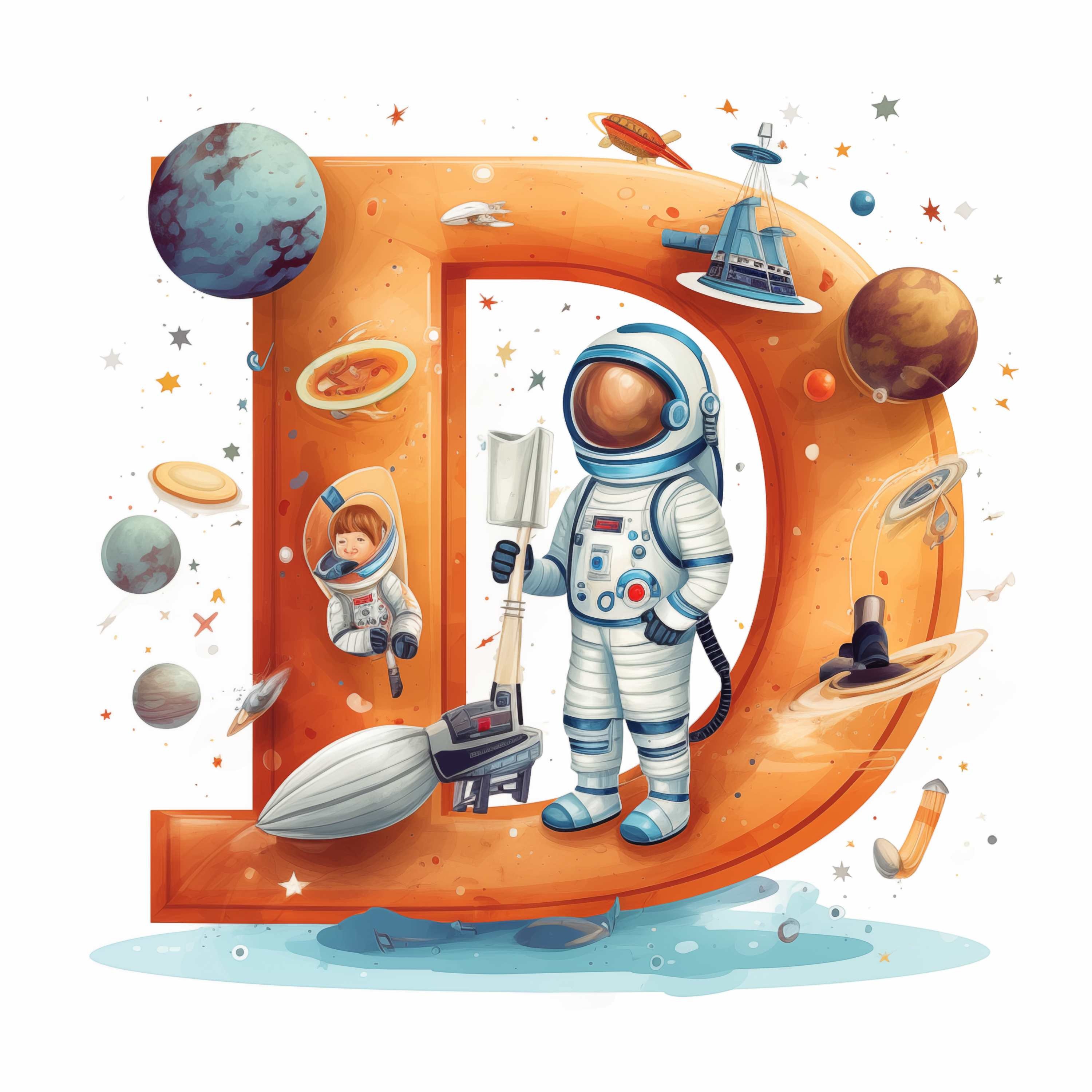 26 Set Cosmic Alphabet Letters Digital Download Space Theme - Etsy