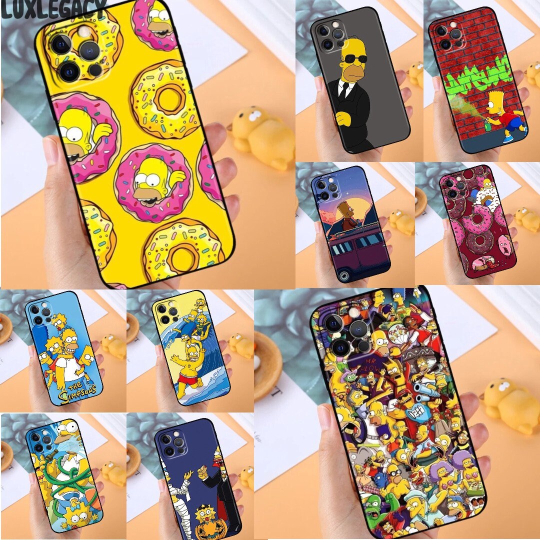 Cool Homer Simpson Bart Marge Lisa the Simpsons Silicone Cover for ...
