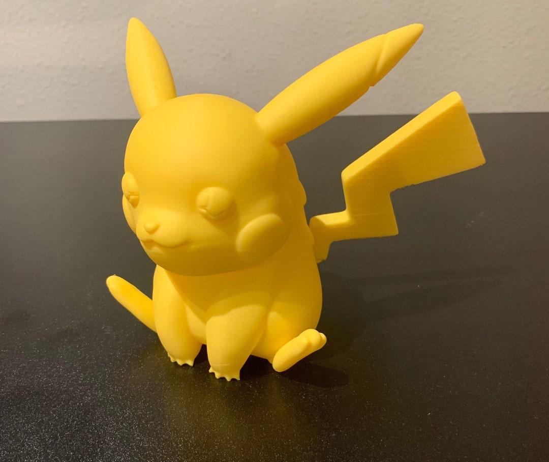 Pikachu 3D Printed color - Etsy
