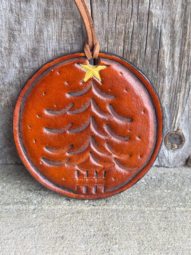 Leather Ornament - Etsy