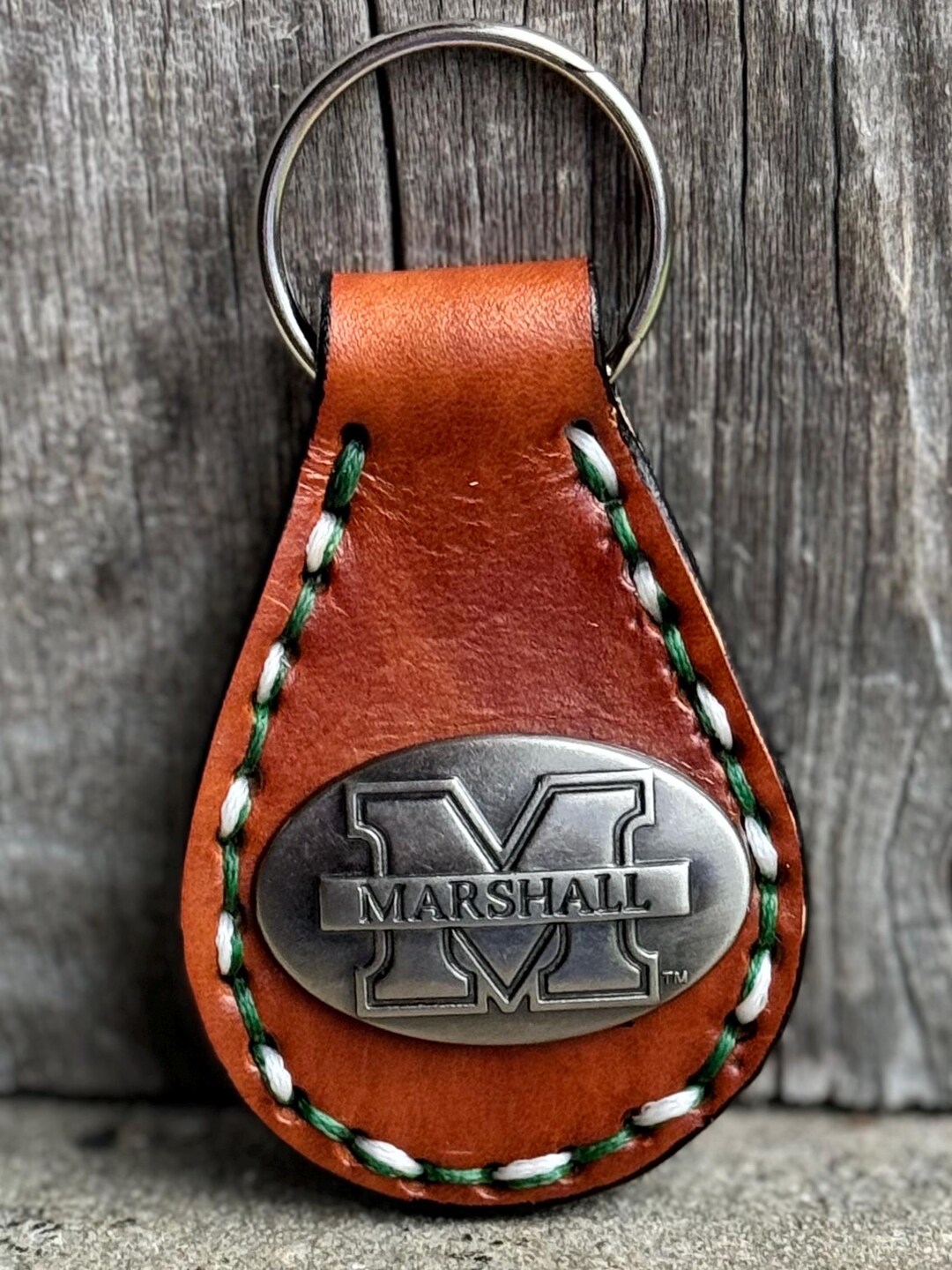 Marshall Leather Keyring - Etsy